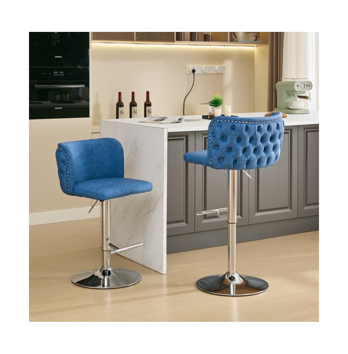 Click here for Set of 2 Swivel Bar Stools with Adjustable Height... prices