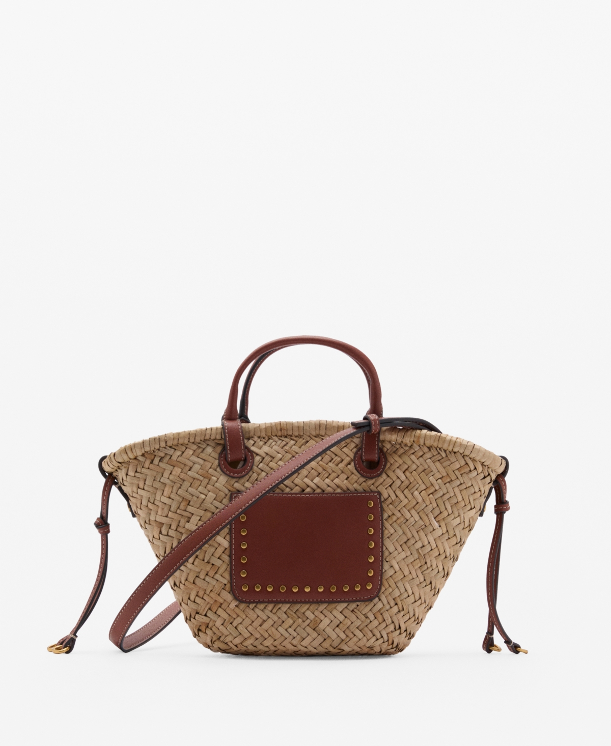 Click here for Mango Womens Small Double Handle Natural Fiber Bag... prices