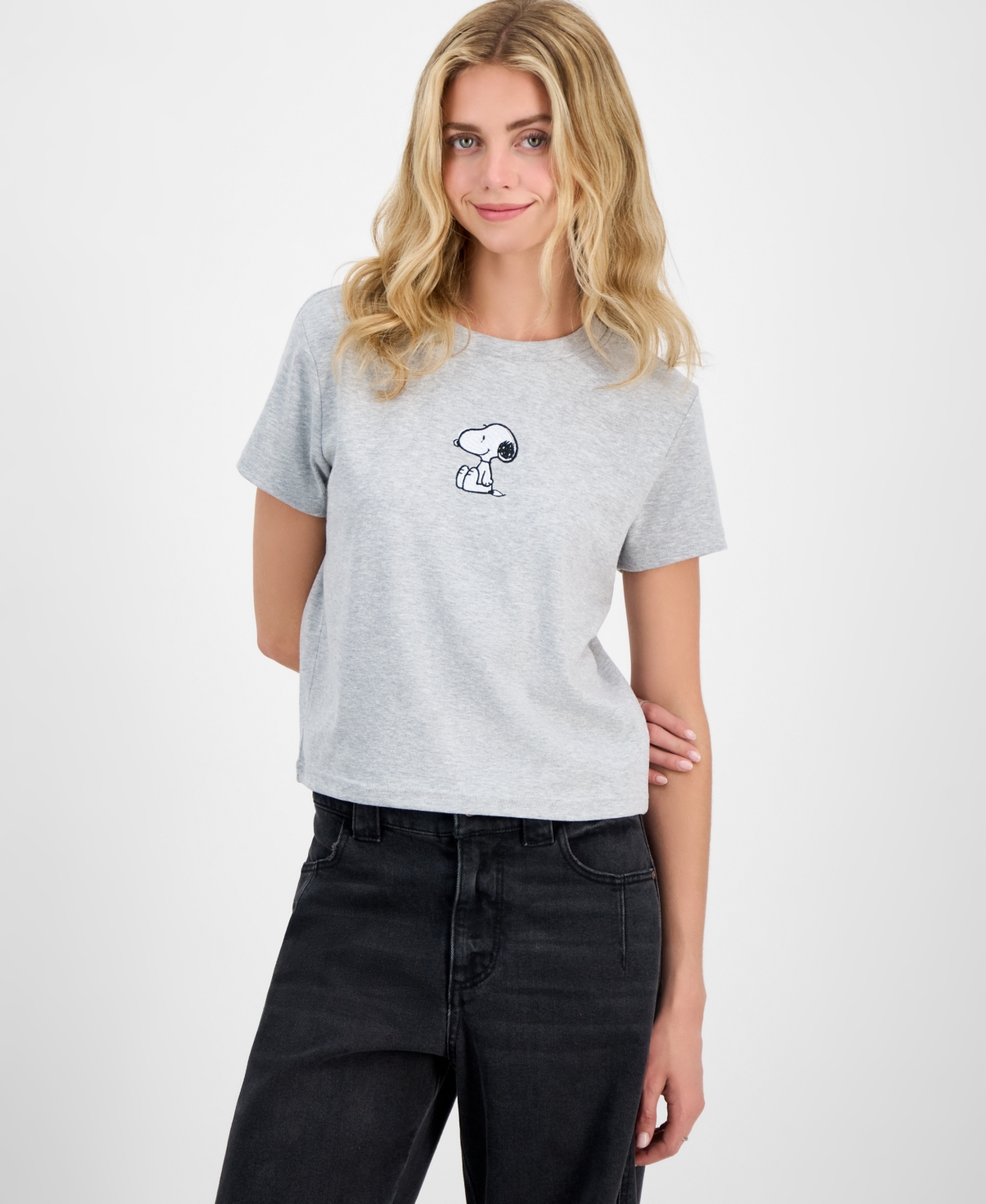Click here for Freeze 24-7 Juniors Embroidered Snoopy Baby T-Shir... prices