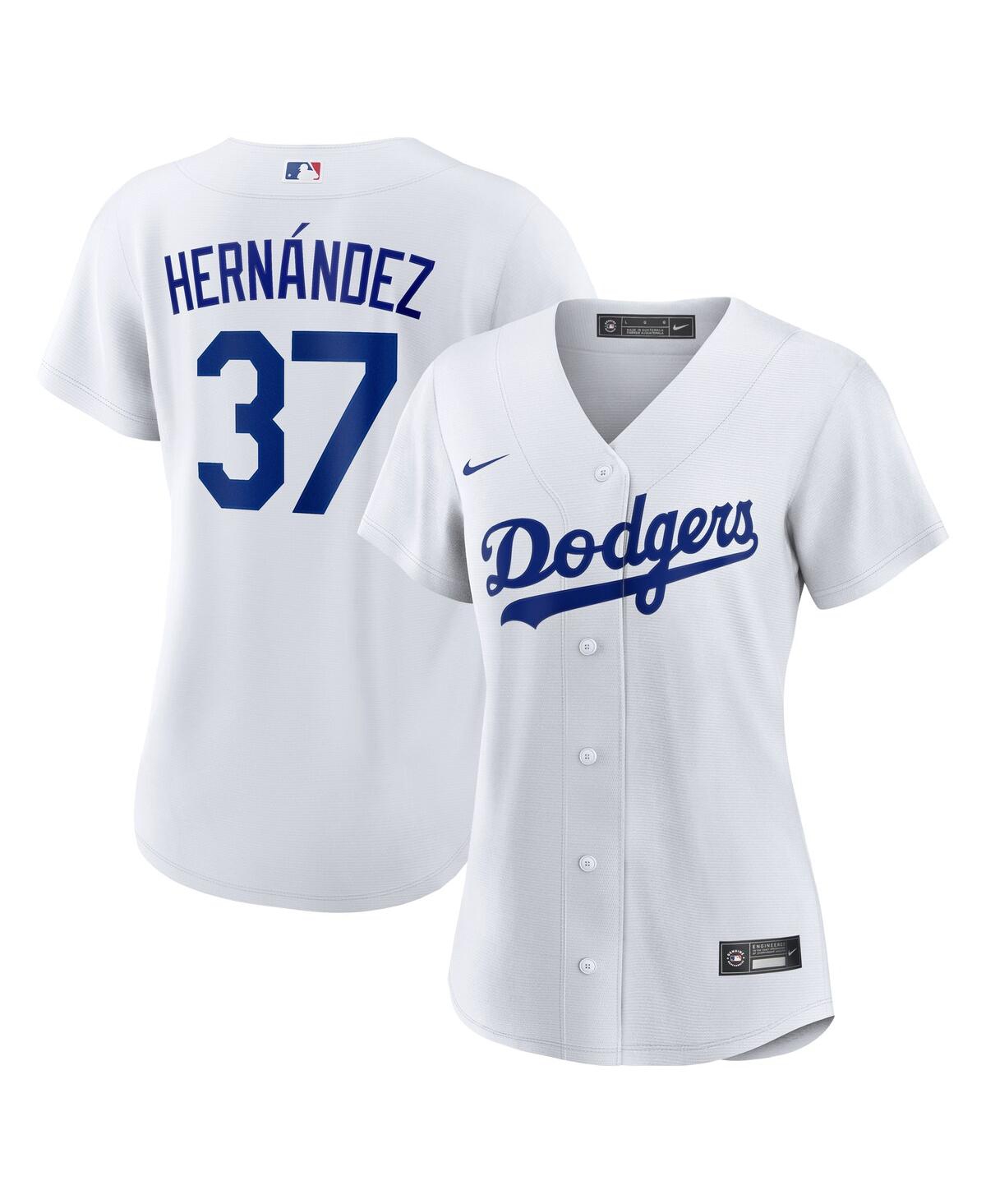 Click here for Nike Womens Teoscar Hernandez White Los Angeles Do... prices