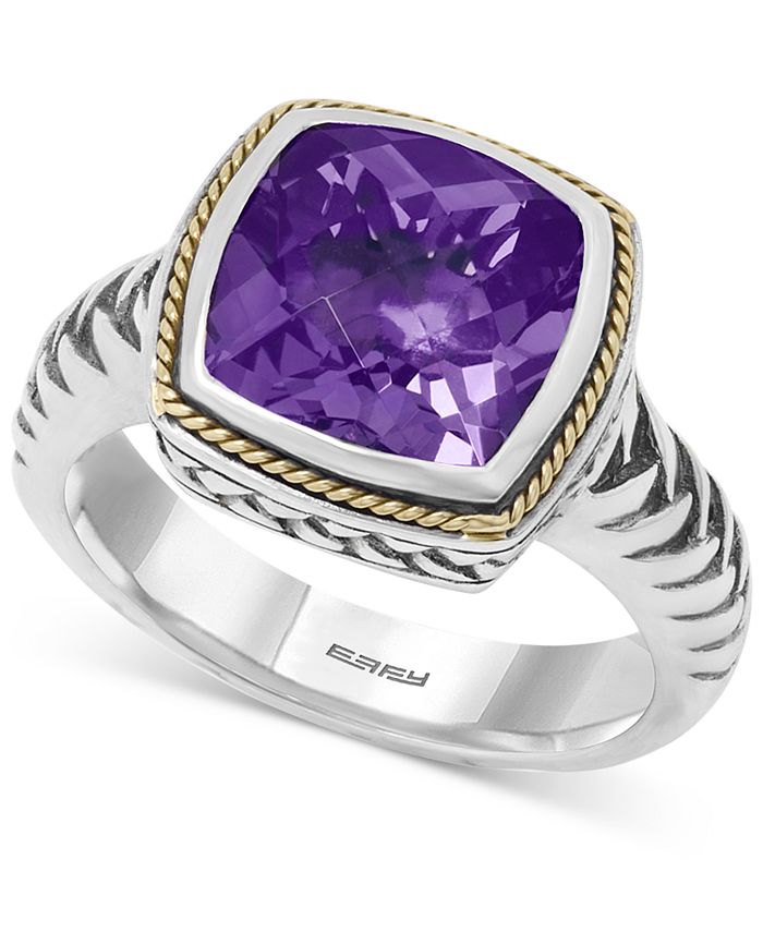 EFFY Collection BALISSIMA by EFFY® Amethyst Ring (4 ct. t.w.) in 18k ...