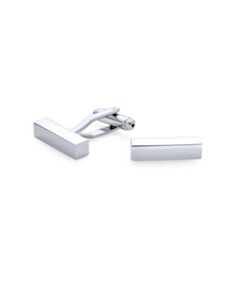 Bling Jewelry Block Bar Rectangle Solid Cufflinks Shirt Brass Tone ...