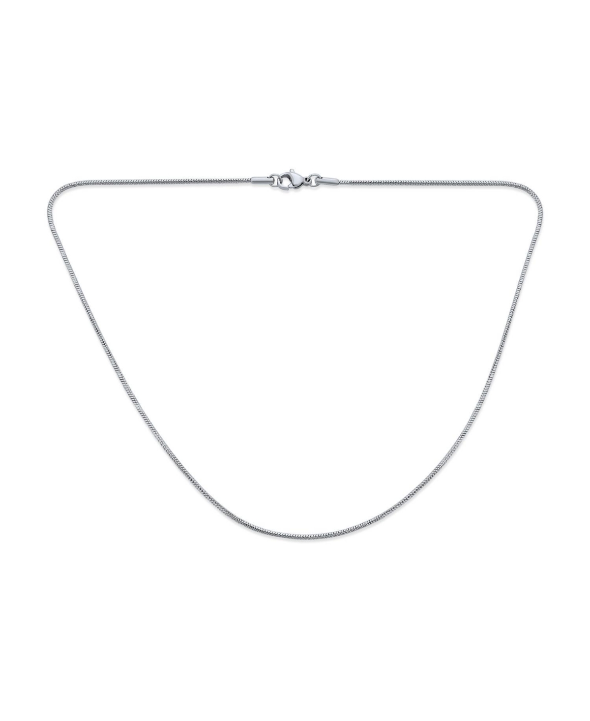 Click here for Bling Jewelry Strong 1.5MM Silver Tone Stainless S... prices