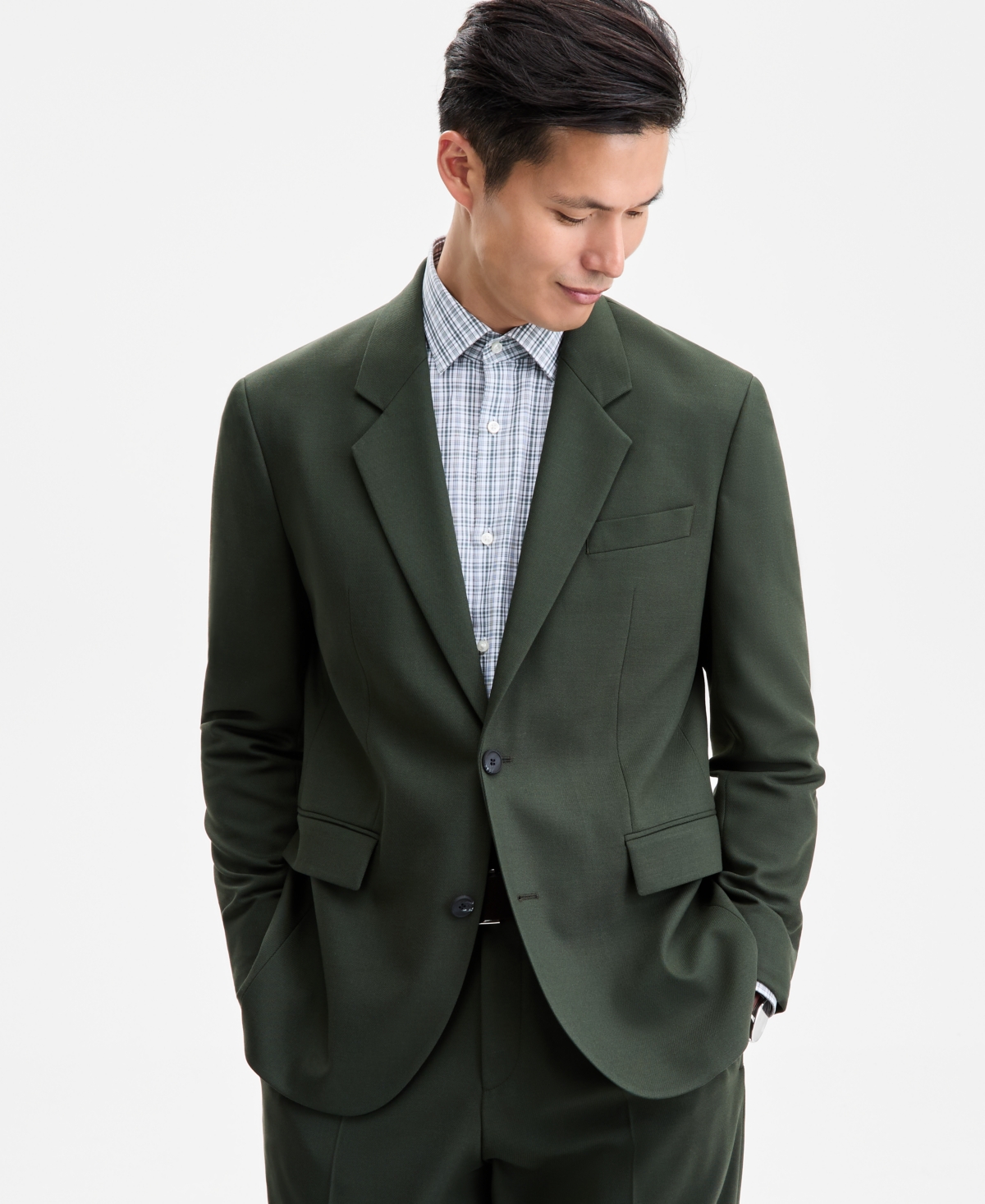 Click here for Hugo by Hugo Boss Mens Modern-Fit Solid Suit Jacke... prices