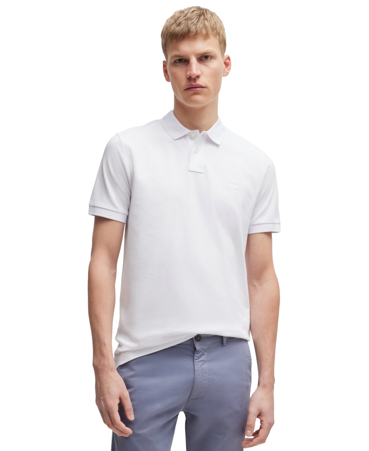 Click here for Boss by Hugo Boss Mens Slim-Fit Stretch-Cotton Log... prices