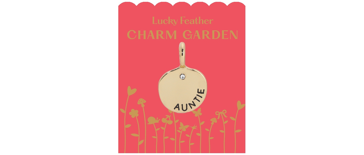 Click here for Lucky Feather Charm Garden - Gold - Auntie prices