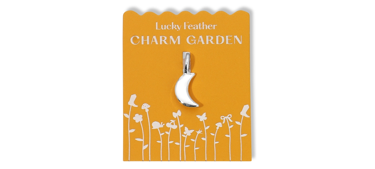 Click here for Lucky Feather Charm Garden - Silver - Moon prices