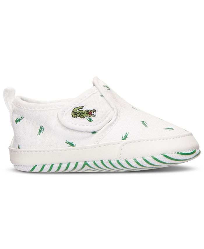 Lacoste Infant Boys' Gazon Print Crib Sneakers from Finish Line ...
