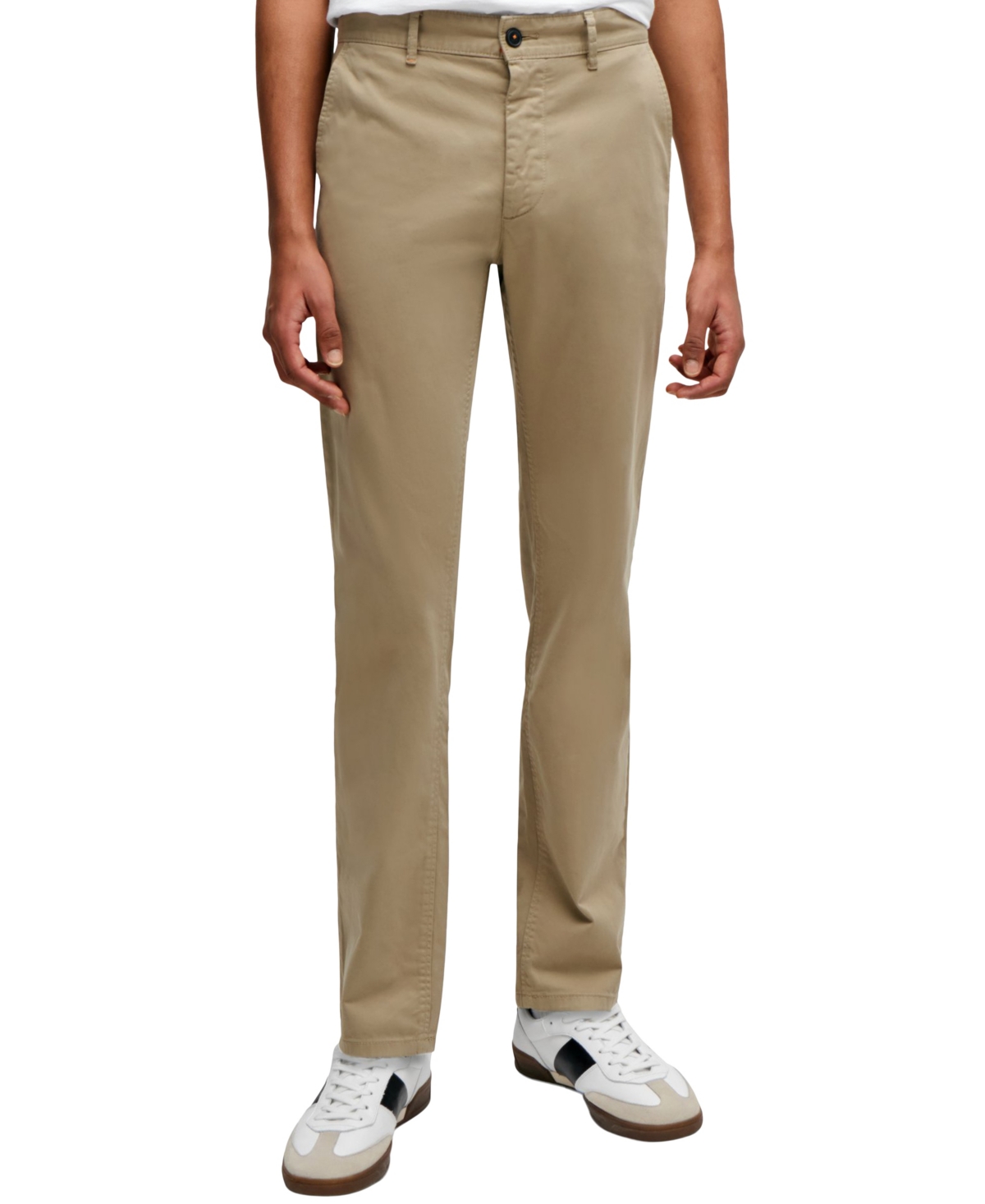 Click here for Boss by Hugo Boss Mens Stretch-Cotton Satin Slim-F... prices