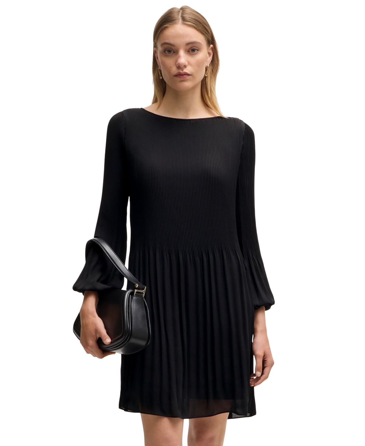 Click here for Boss by Hugo Boss Womens Plisse Pleats Regular-Fit... prices