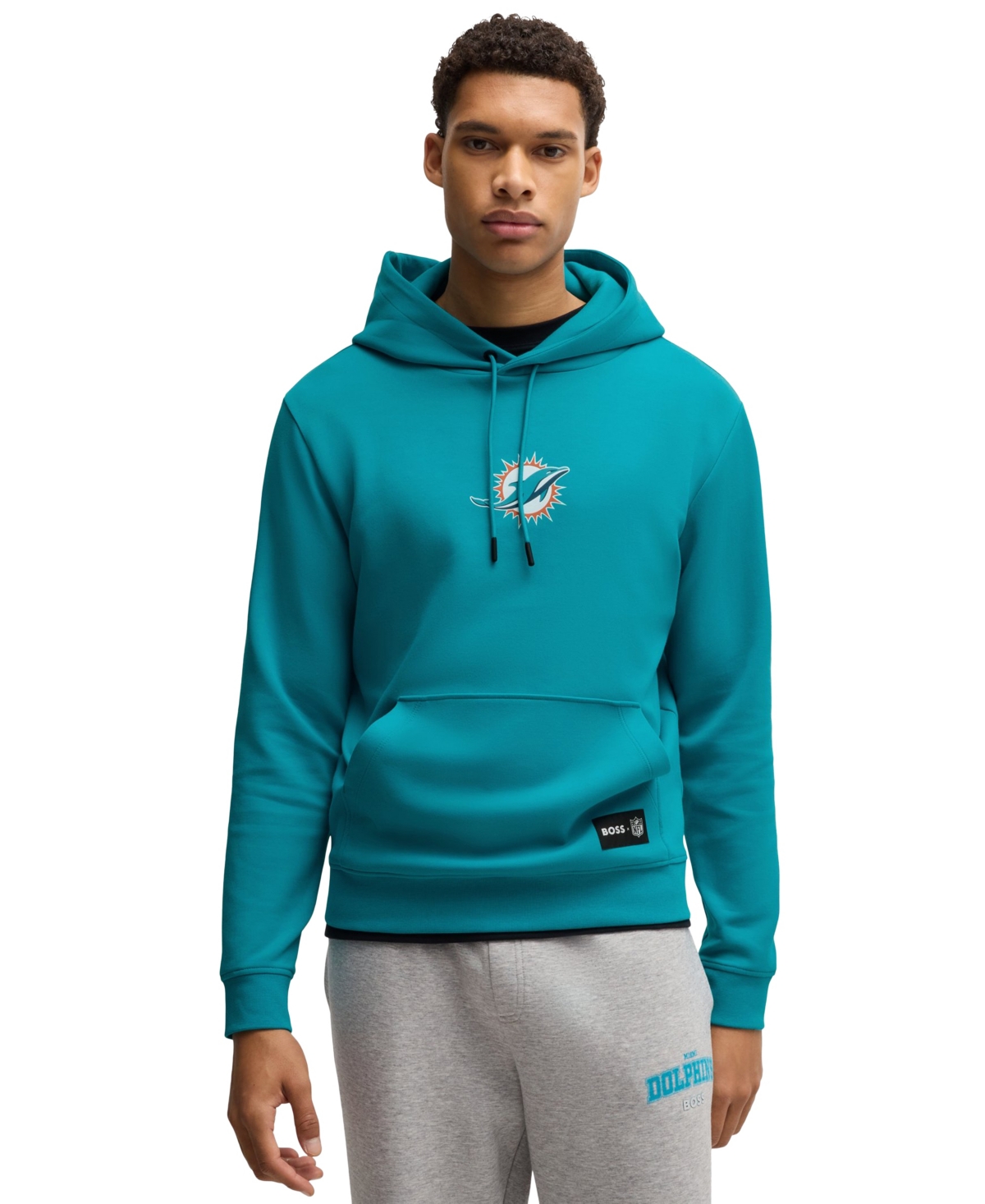 Click here for Hugo Boss x Nfl Mens Interlock Hoodie - Dolphins G... prices