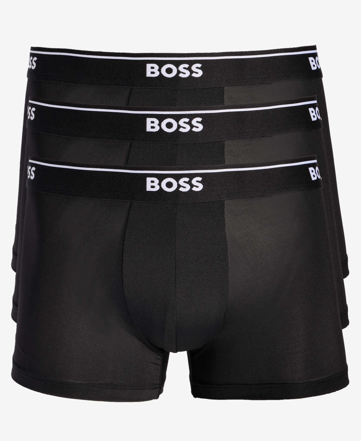 Click here for Boss by Hugo Boss Mens 3-Pk. Logo Waistband Trunks... prices