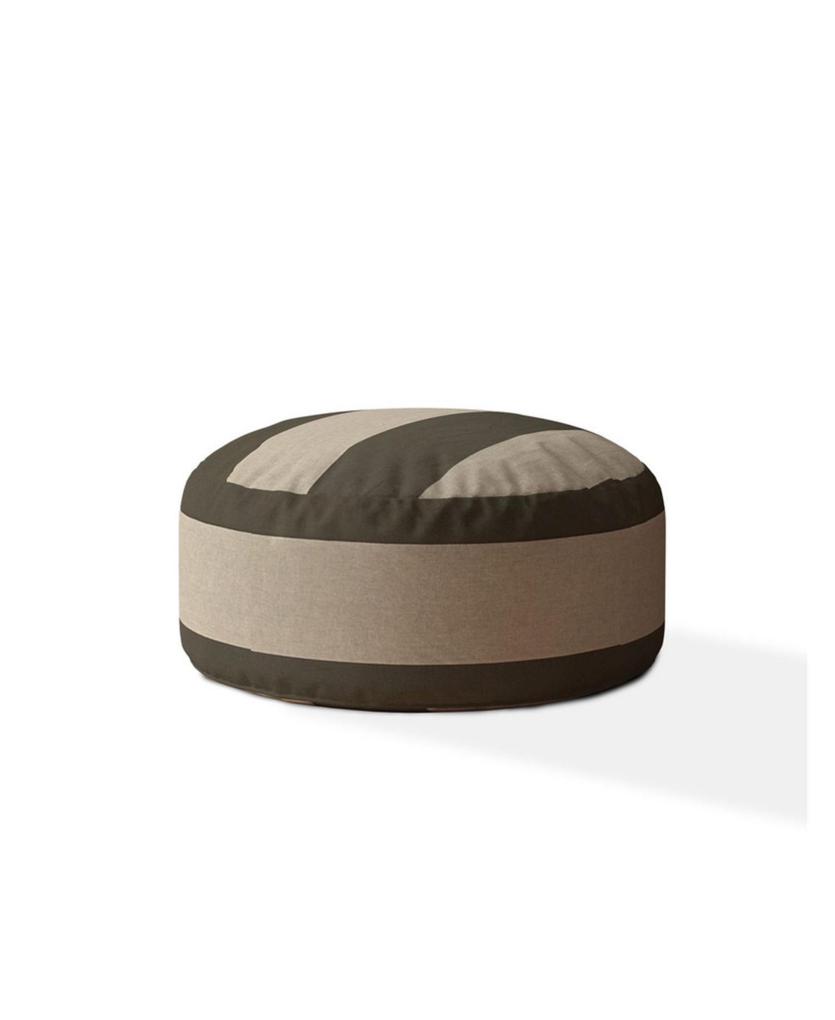 Click here for Soft Cotton Round Striped Pouf Ottoman for Footres... prices