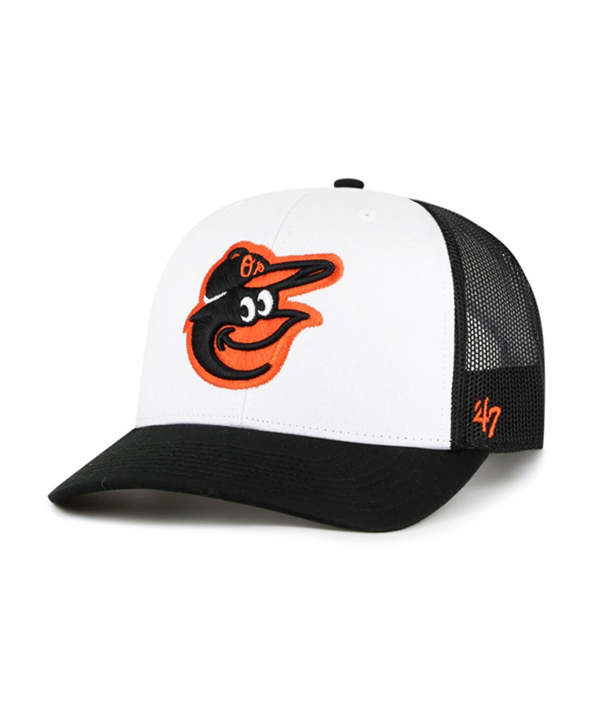 Click here for 47 Brand Mens White/Black Baltimore Orioles Freshm... prices