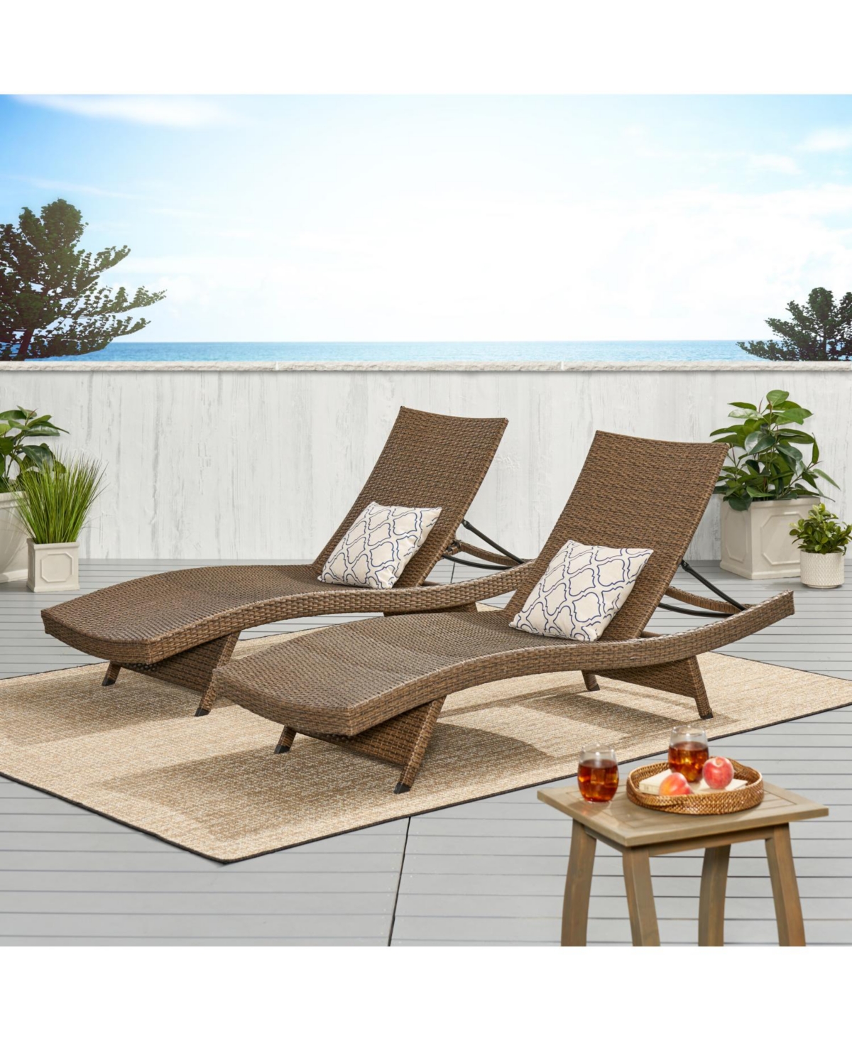 Click here for Streamdale Stylish and Comfortable Wicker Patio Ch... prices