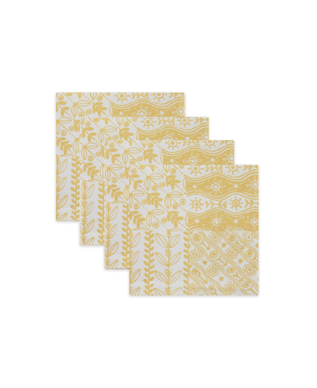 Click here for Tableau Boho Buttercup Set of 4 Napkins  8.25 x 8.... prices