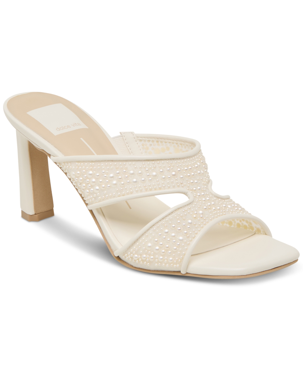 Click here for Dolce Vita Womens Gitel Pearl Crossband Dress Sand... prices