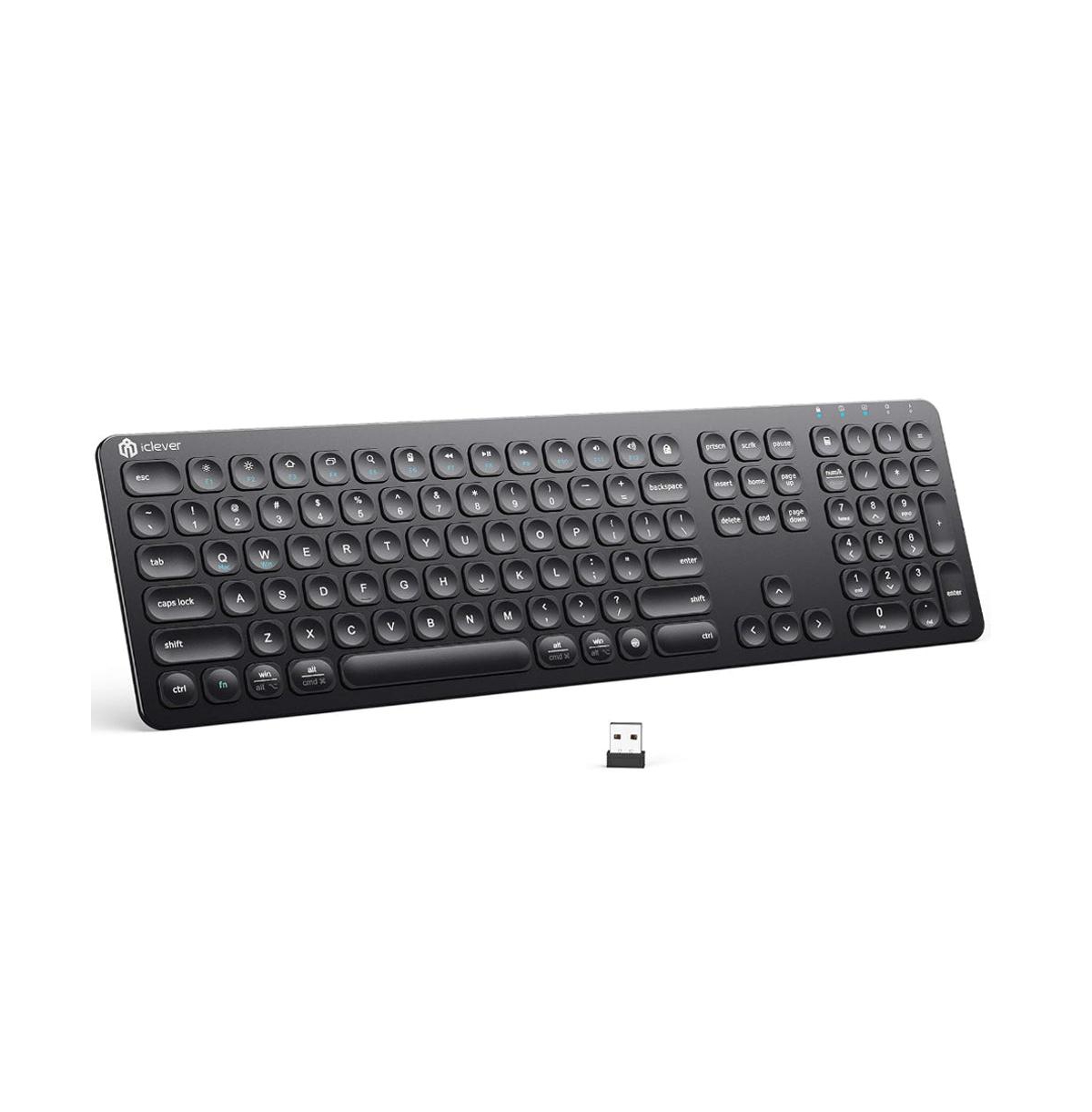 Click here for GKA38B Rechargeable Wireless Keyboard  2.4G Full S... prices