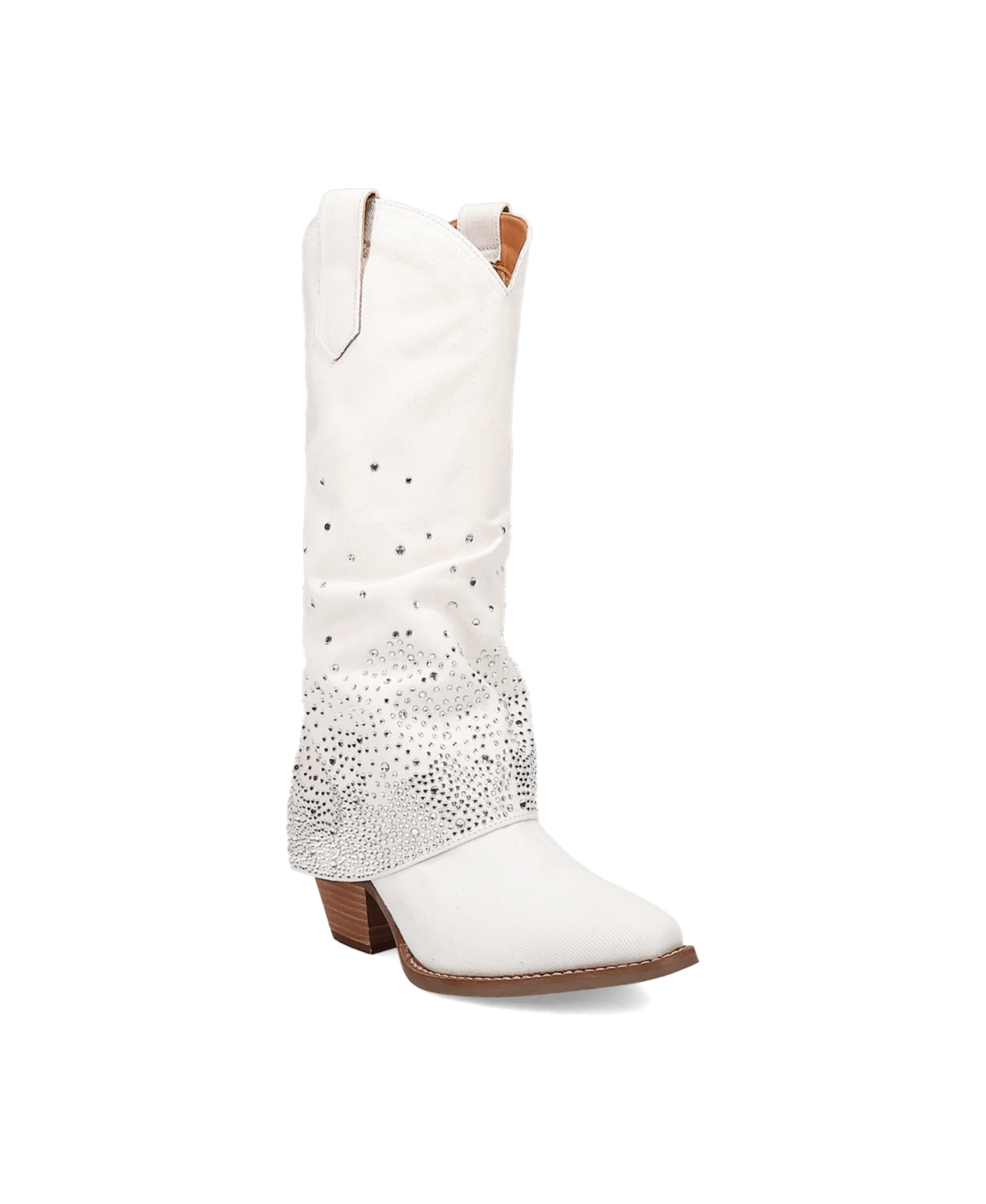 Click here for Dingo Womens Eye Candy Denim Boots - White prices