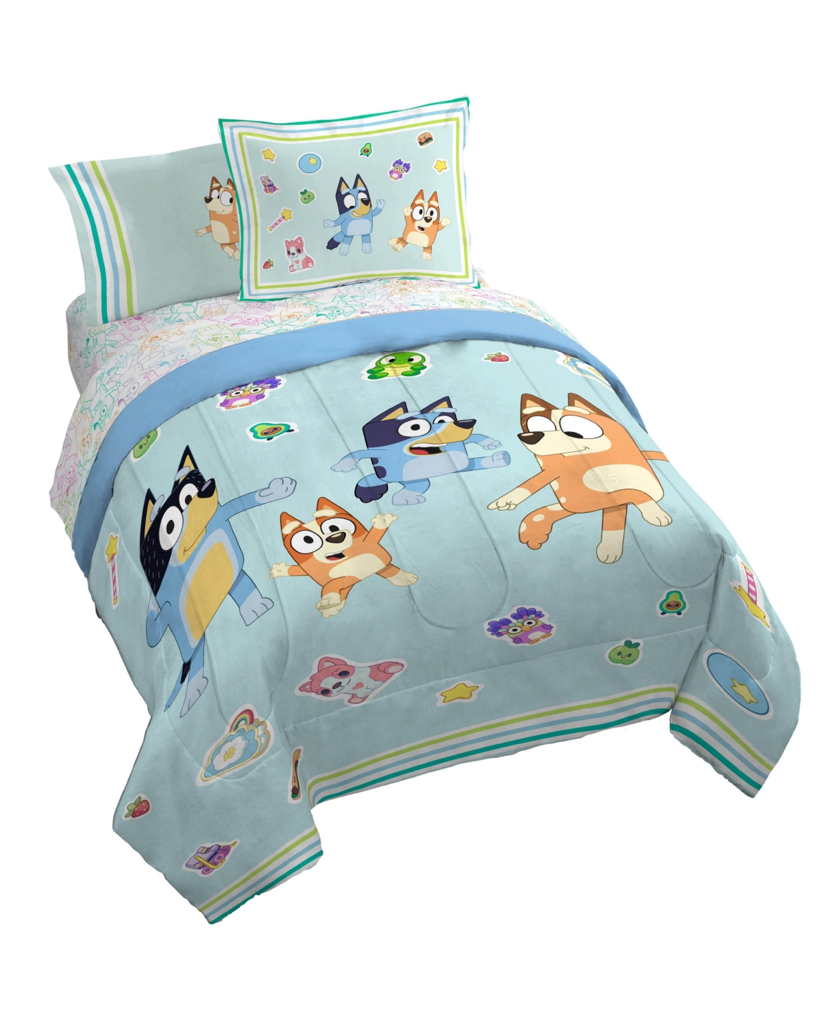 Click here for Bluey Dance Bed Set Twin - Blue prices