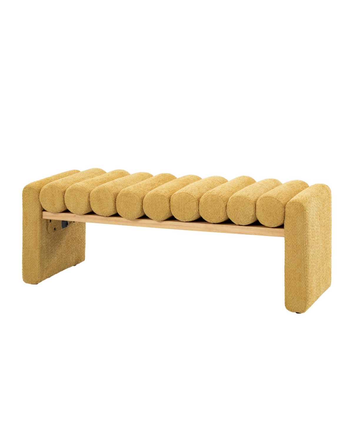 Click here for Modern Bench with Solid Wood and Removable Round B... prices