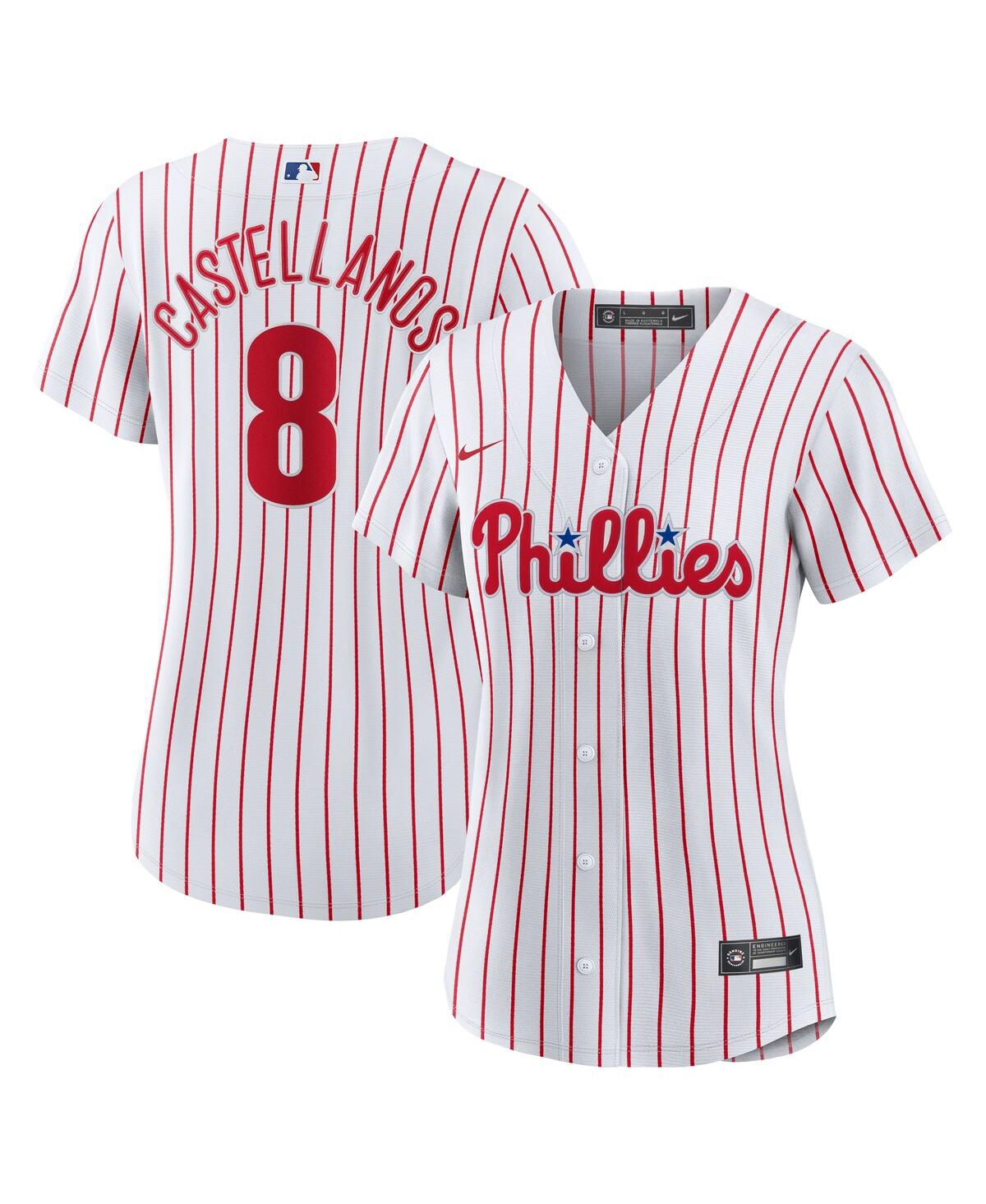 Click here for Nike Womens Nick Castellanos White Philadelphia Ph... prices