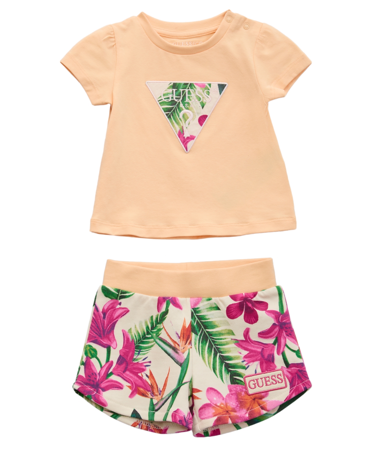 Click here for Guess Baby Girls 2-Piece T-Shirt and Printed Short... prices
