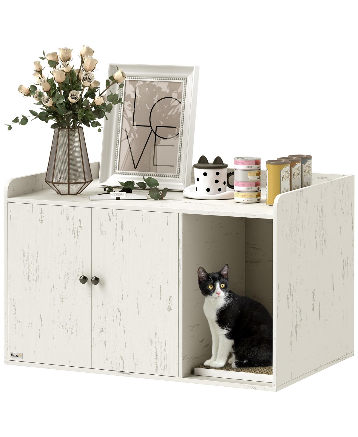 Click here for PawHut Cat Litter Box Enclosure  Litter Box Furnit... prices