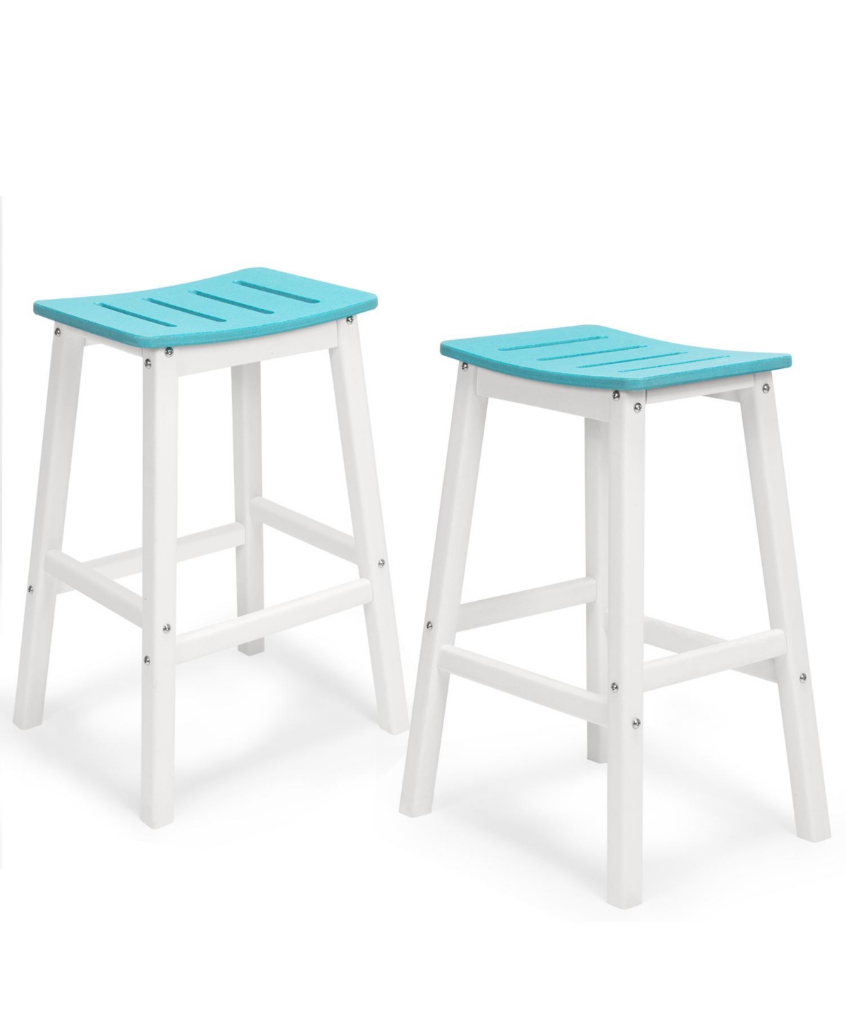 Click here for Aoodor Bar Stools Set of 2  28 Hdpe Counter Height... prices