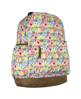 Spongebob SquarePants Backpack Patrick Squidward Character Collage Tech ...