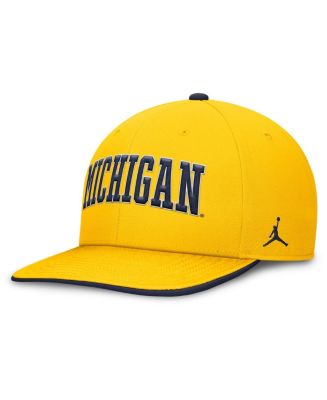 Jordan Men's Maize Michigan Wolverines Athletics Pro Adjustable Hat ...