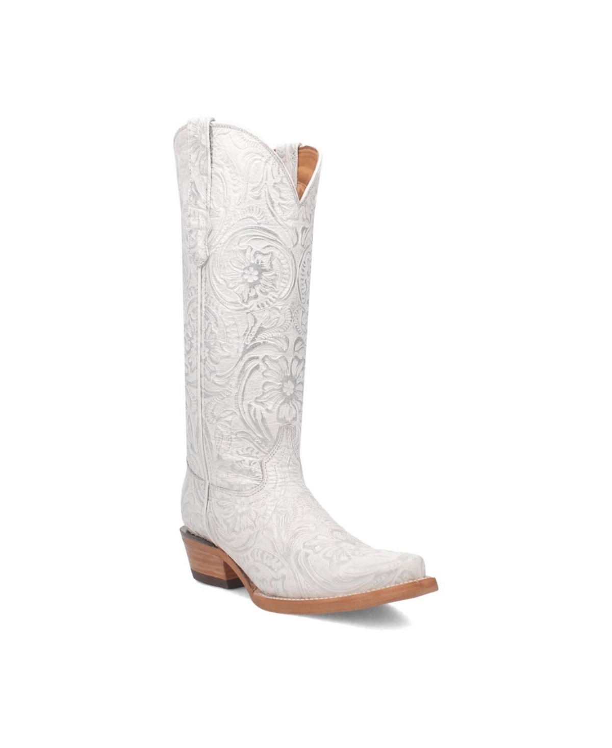 Click here for Dingo Womens Bellona Leather Boots - White prices