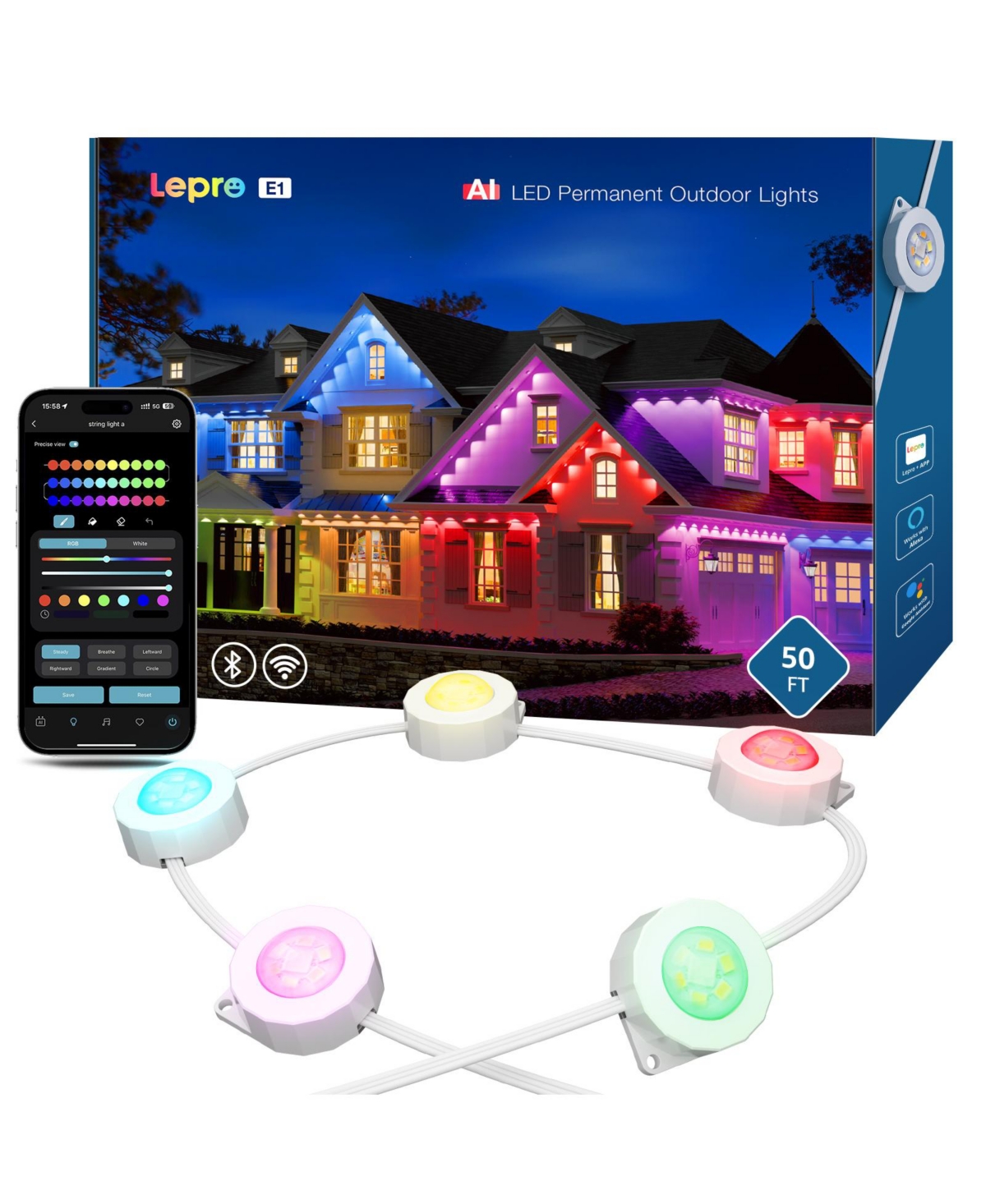 Click here for Lepro E1 Ai Permanent Outdoor Lights App Control... prices