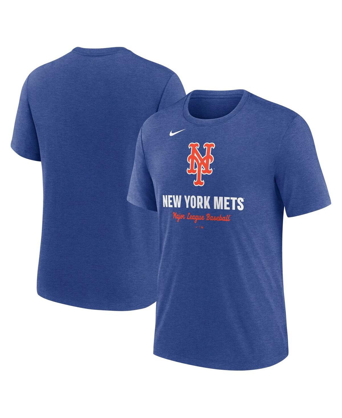 Click here for Nike Mens Heather Royal New York Mets Logo Tri-Ble... prices