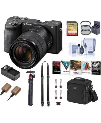 Sony Sony Alpha a6600 Mirrorless Camera with 18-135mm Lens - Bundle ...