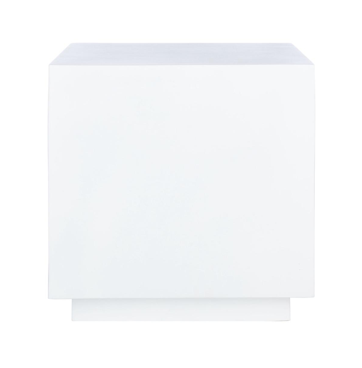Click here for Kolden Faux Concrete Stool - White prices