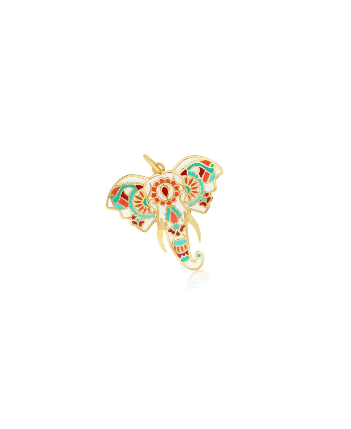 Click here for The Lovery Multicolored Enamel Elephant Charm 14K... prices