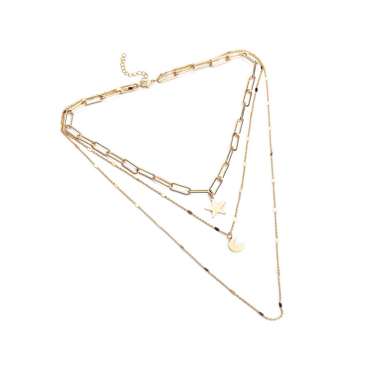 Click here for Sohi Womens Everyday Multi-Layer Necklace - Gold prices