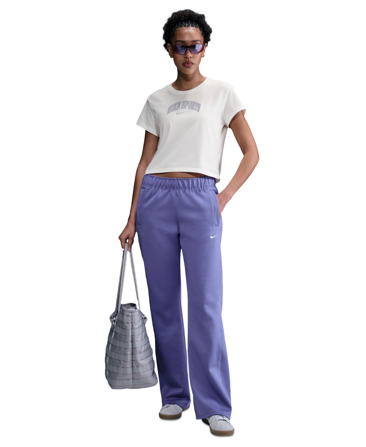 Click here for Nike Sportswear Womens Cotton Embroidered-Logo T-S... prices