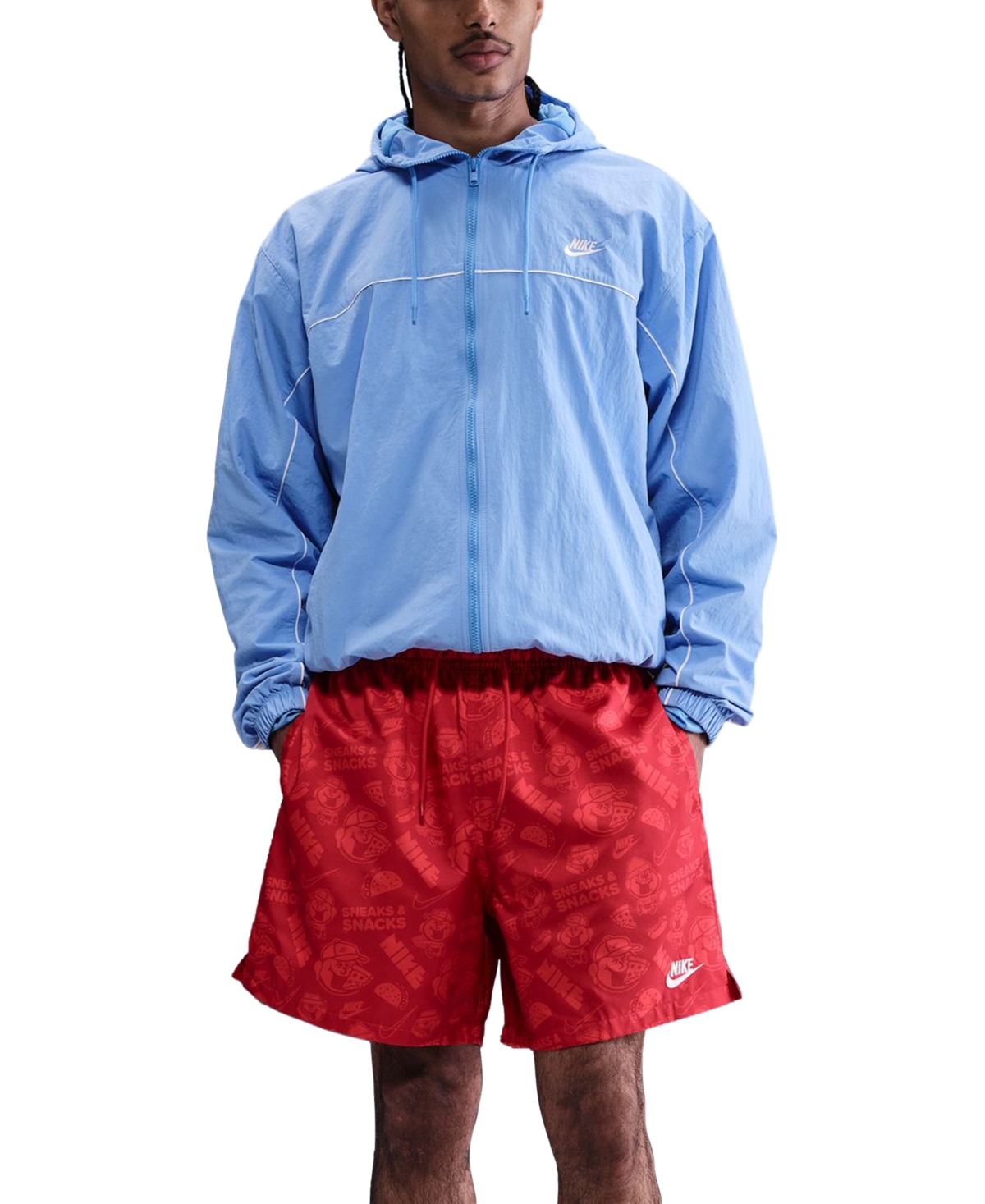 Click here for Nike Club Mens Flow Sole Shorts - University Red/c... prices