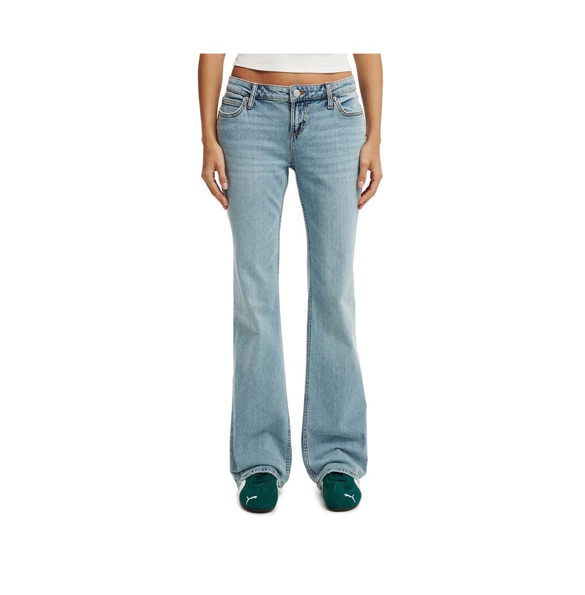 Click here for Cotton On Womens Low Rise Bootcut Jean - Rush blue prices
