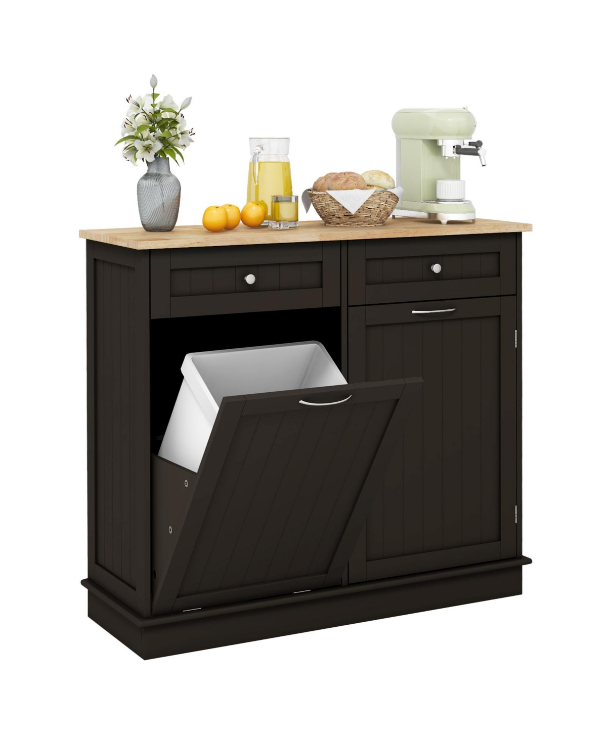 Click here for Kitchen Tilt Out Trash Cabinet with 2 Drawers and... prices