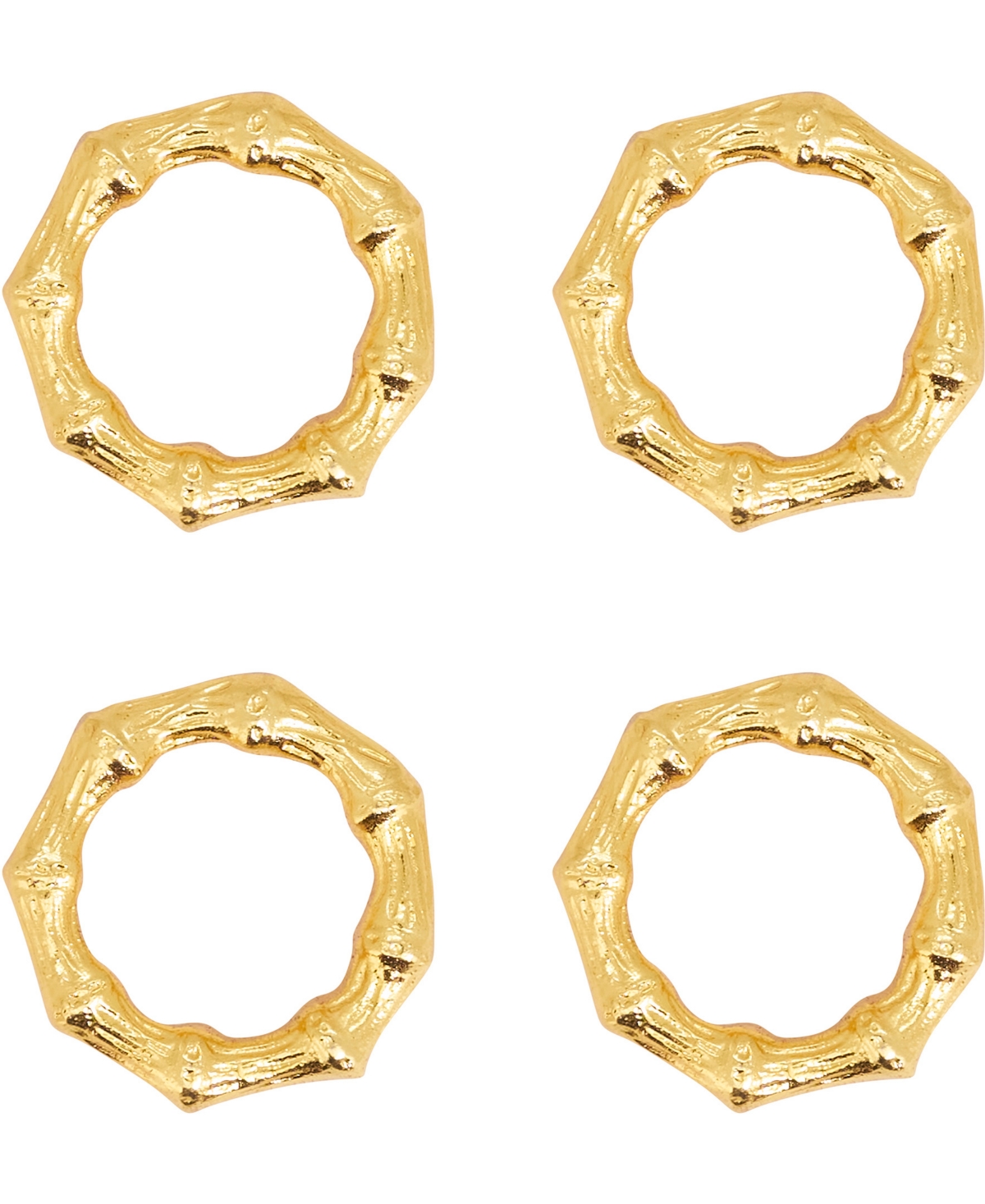 Click here for Saro Lifestyle Sleek Aluminum Napkin Rings  Set of... prices