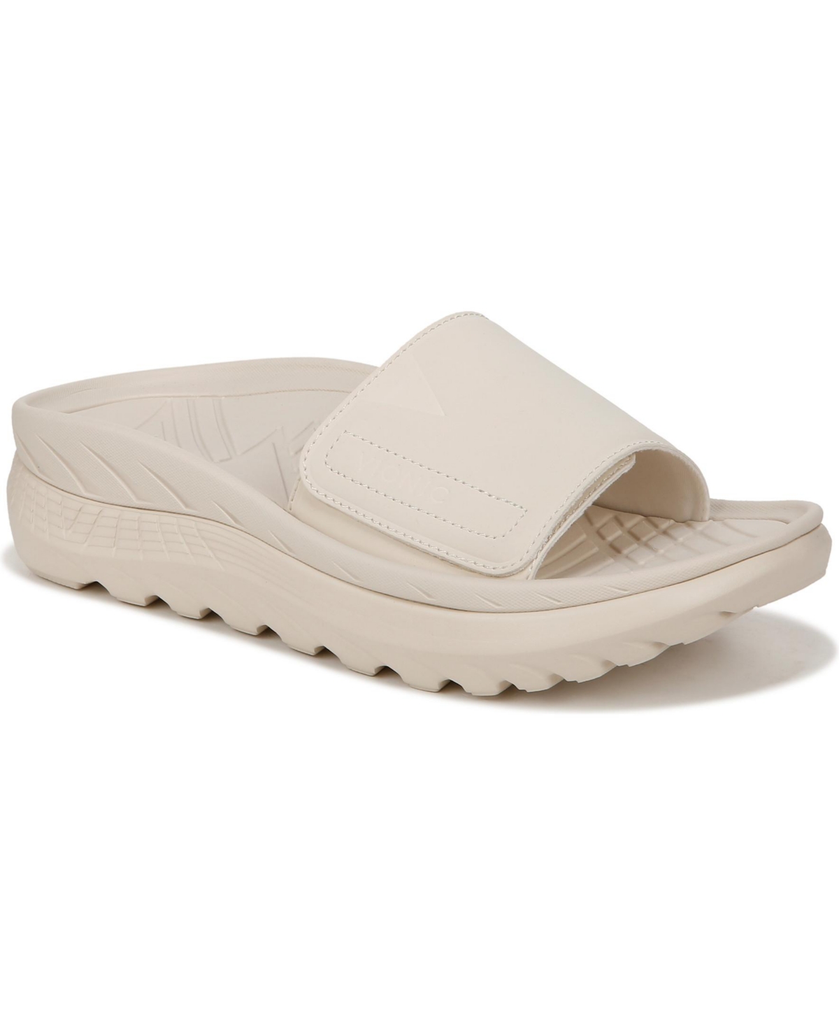 Vionic Unisex Rejuvenate Recovery Sandals - Cream
