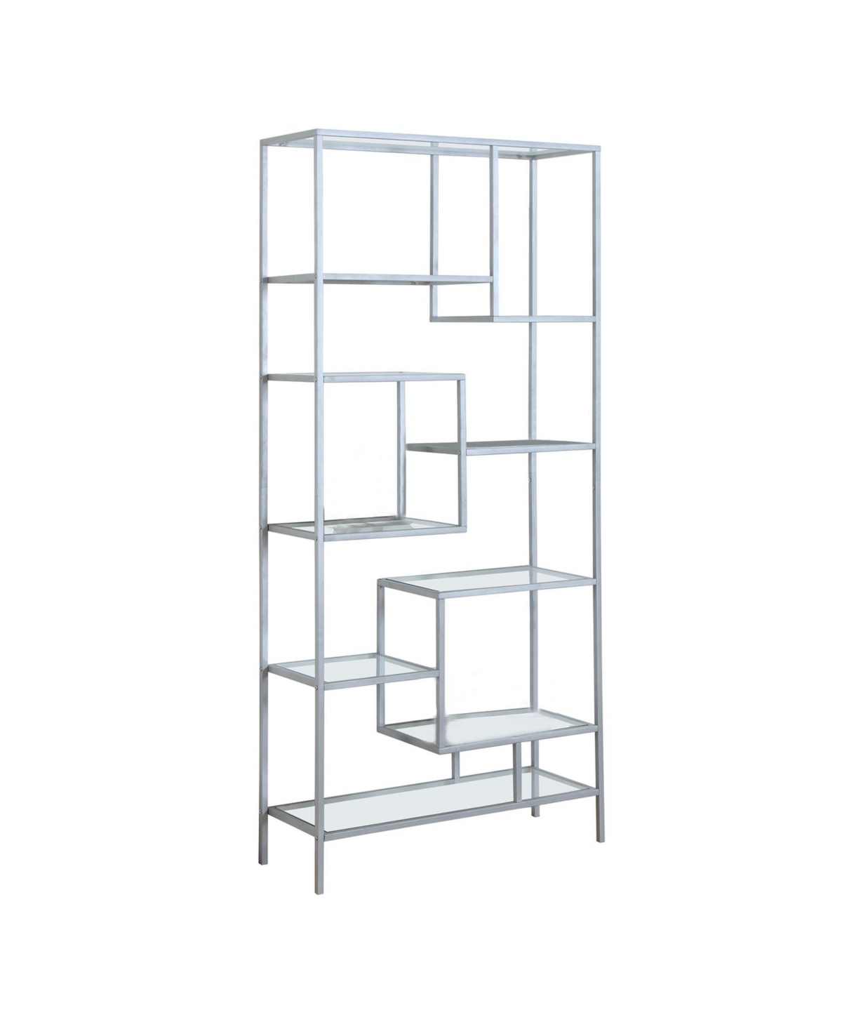 Click here for Industrial 9-Shelf Metal and Glass Bookcase ȁ... prices