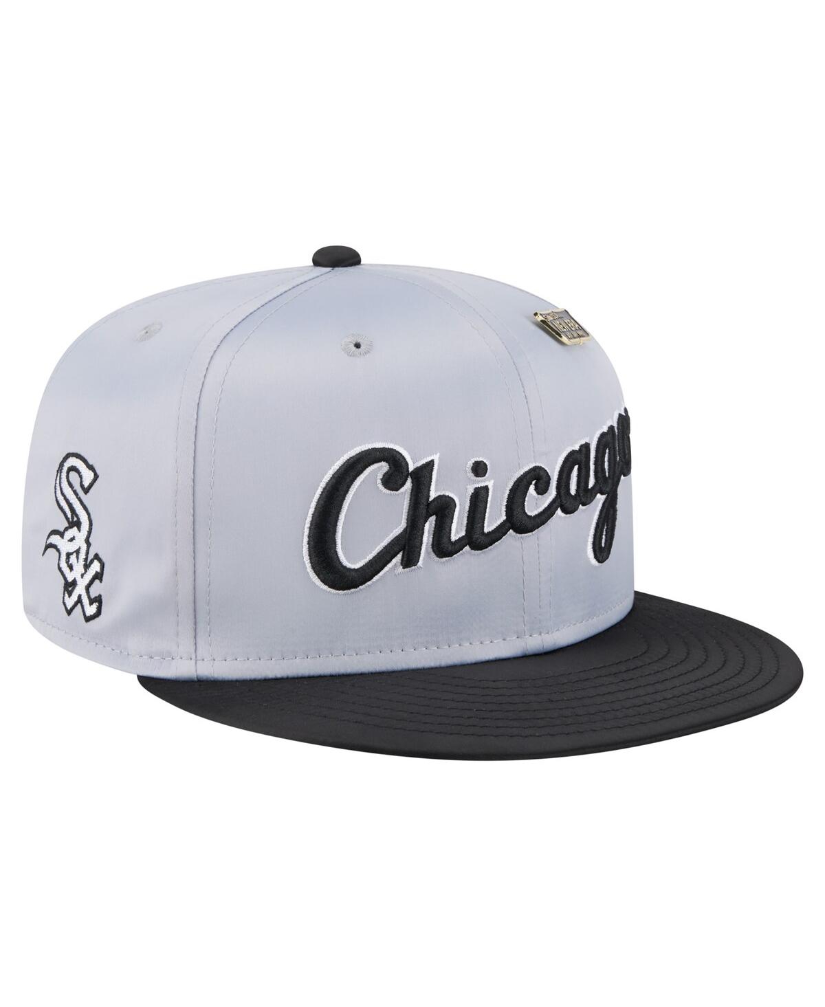 Click here for New Era Mens Gray/Black Chicago White Sox Satin 59... prices