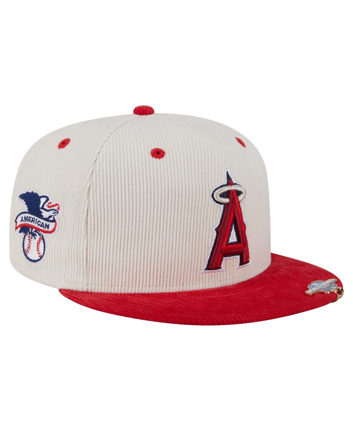 Click here for New Era Mens Cream/Red Los Angeles Angels Two-Tone... prices