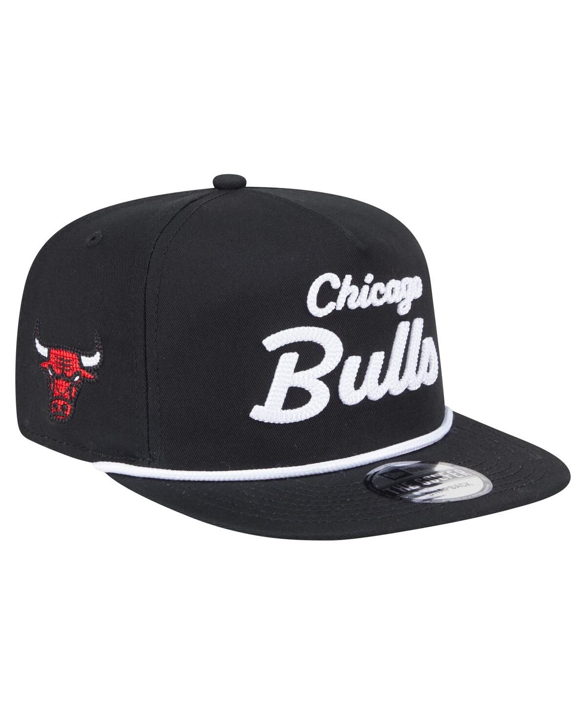 Click here for New Era Mens Black Chicago Bulls Team Text Golfer... prices