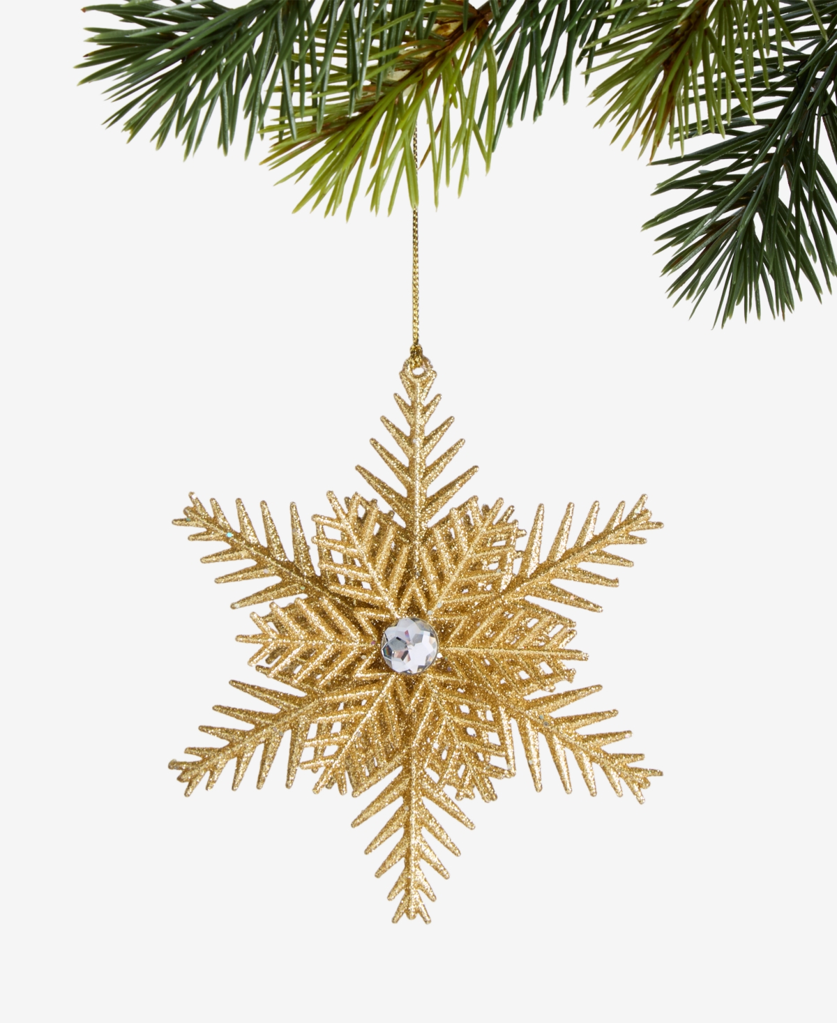 Click here for Holiday Lane Blessed Gold-Tone Snowflake Ornament... prices