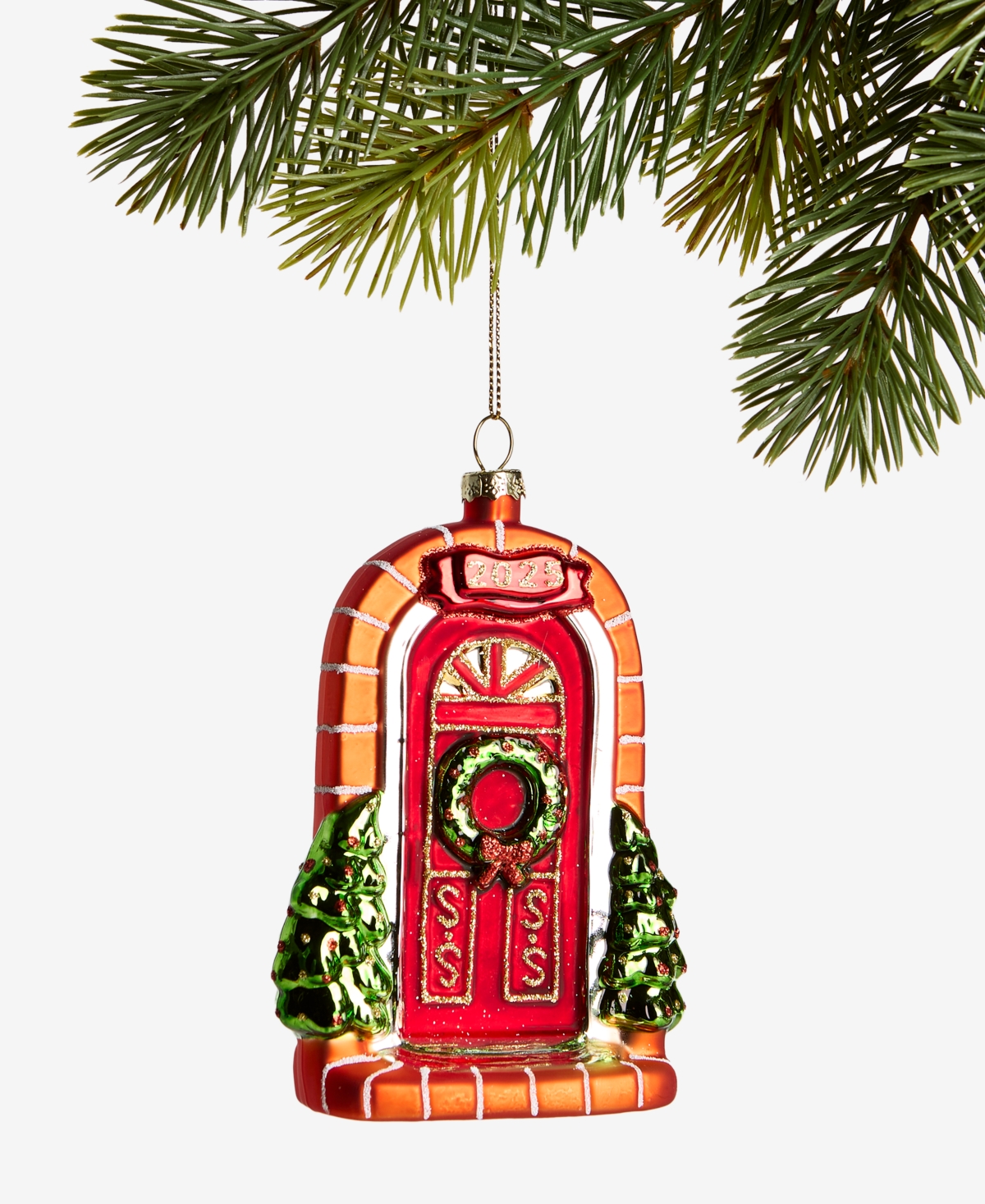 Click here for Holiday Lane Our First Home 2025 Glass Door Orname... prices